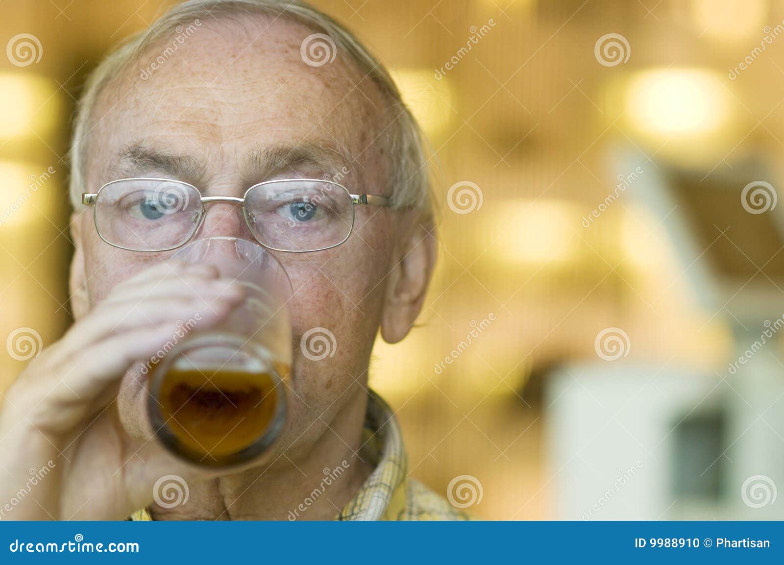 Attractive Older Man Enjoying Retirement Stock Photo - Image of male ...