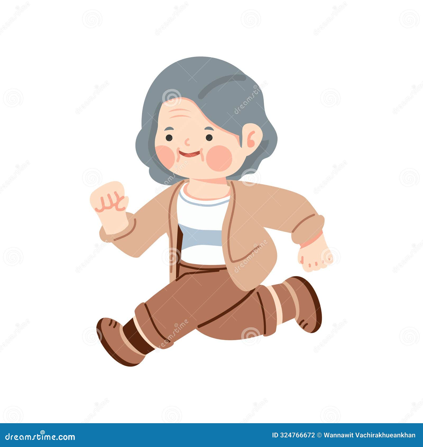 An Older Woman Using A Smart Vacuum Cleaner To Easily Clean Her Floors ...