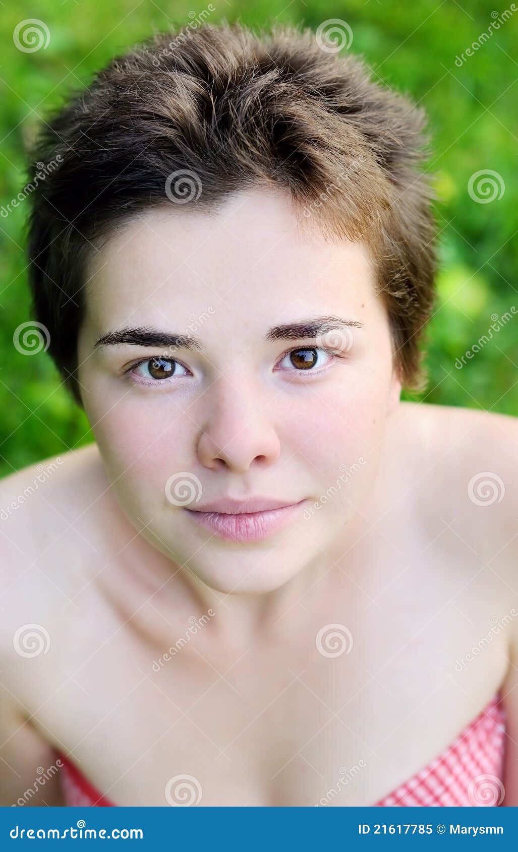 Attractive Pin-up Young Woman Stock Image - Image of beautiful, polka ...