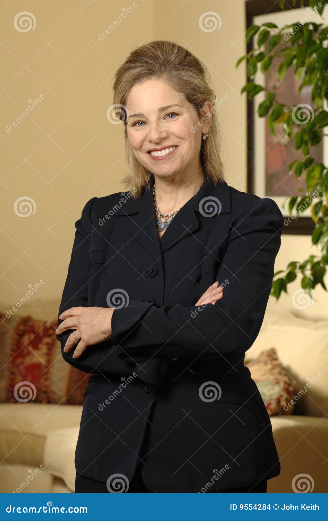 Attractive realtor stock photo. Image of purchase, buyer - 9554284