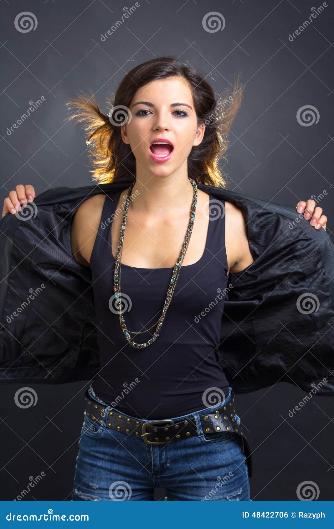 Attractive rocker stock photo. Image of caucasian, standing - 48422706