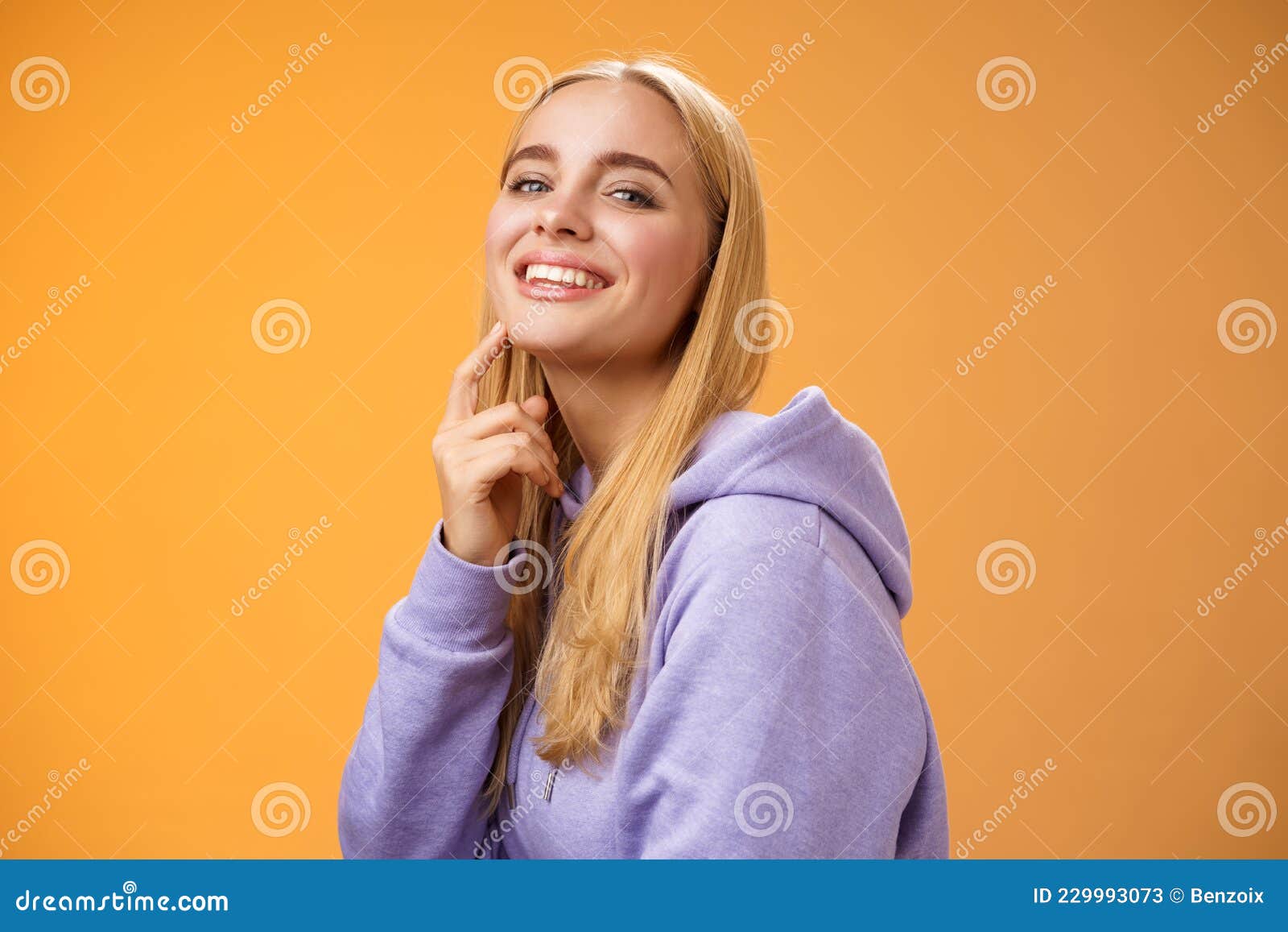 Sassy And Cheeky Good Looking Brunette Woman Winking Attractive Girl