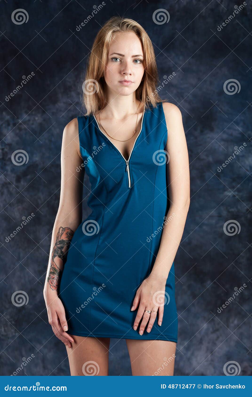 Attractive Slender Girl and Her Grace Stock Image - Image of portrait ...