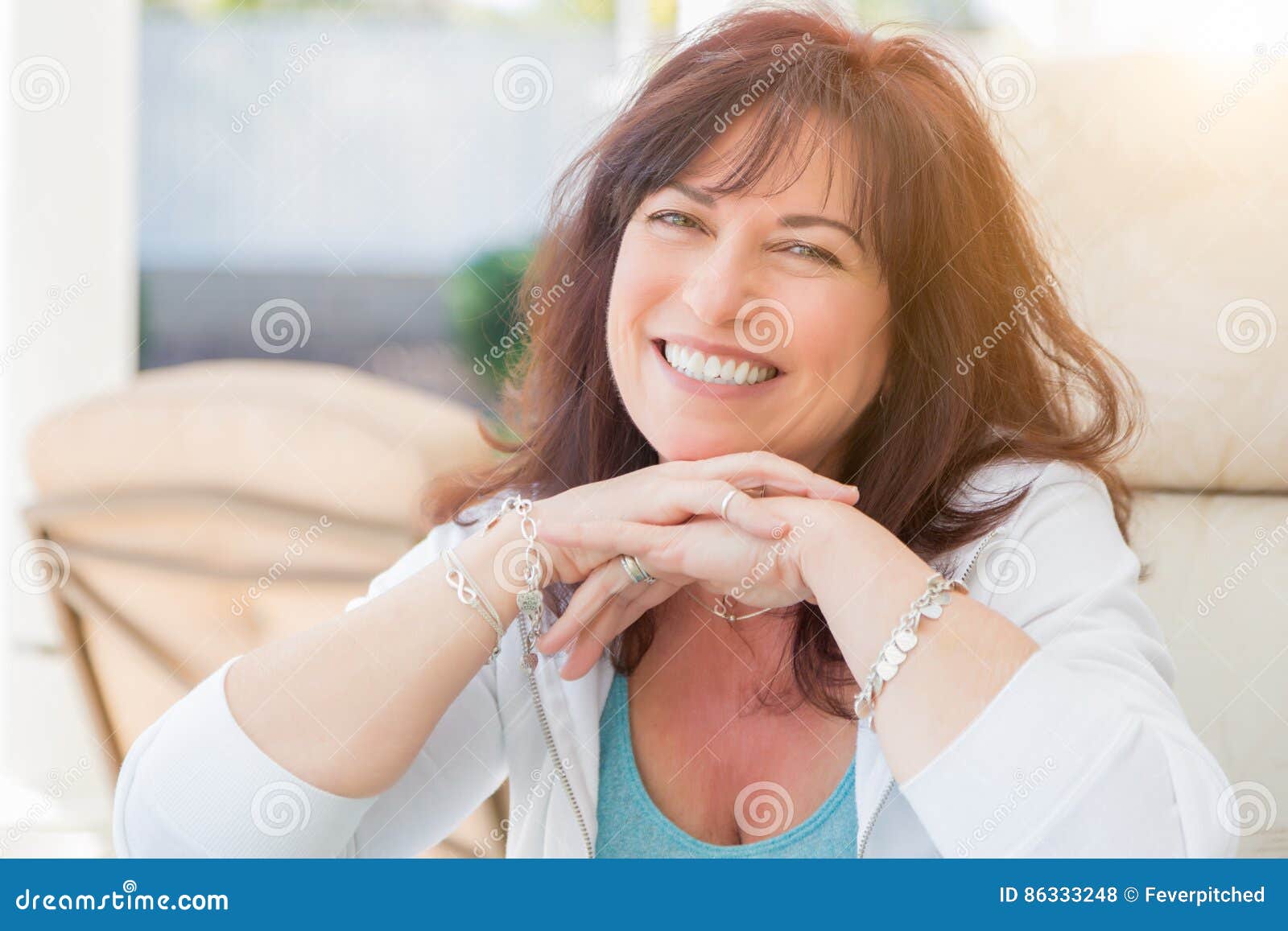 Attractive Smiling Middle Aged Woman Portrait Stock Photo - Image of ... Attractive Smiling Middle Aged Woman Portrait Stock Photo - Image of ...