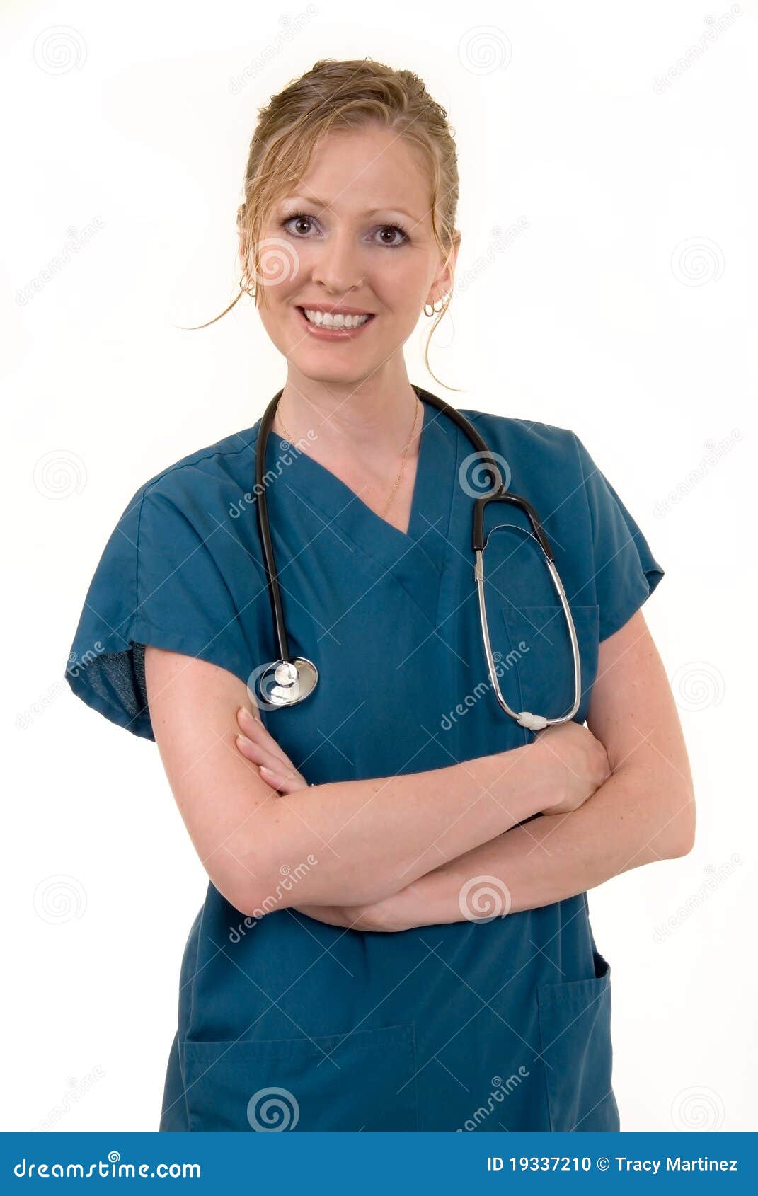 Attractive smiling nurse stock photo. Image of confident - 19337210