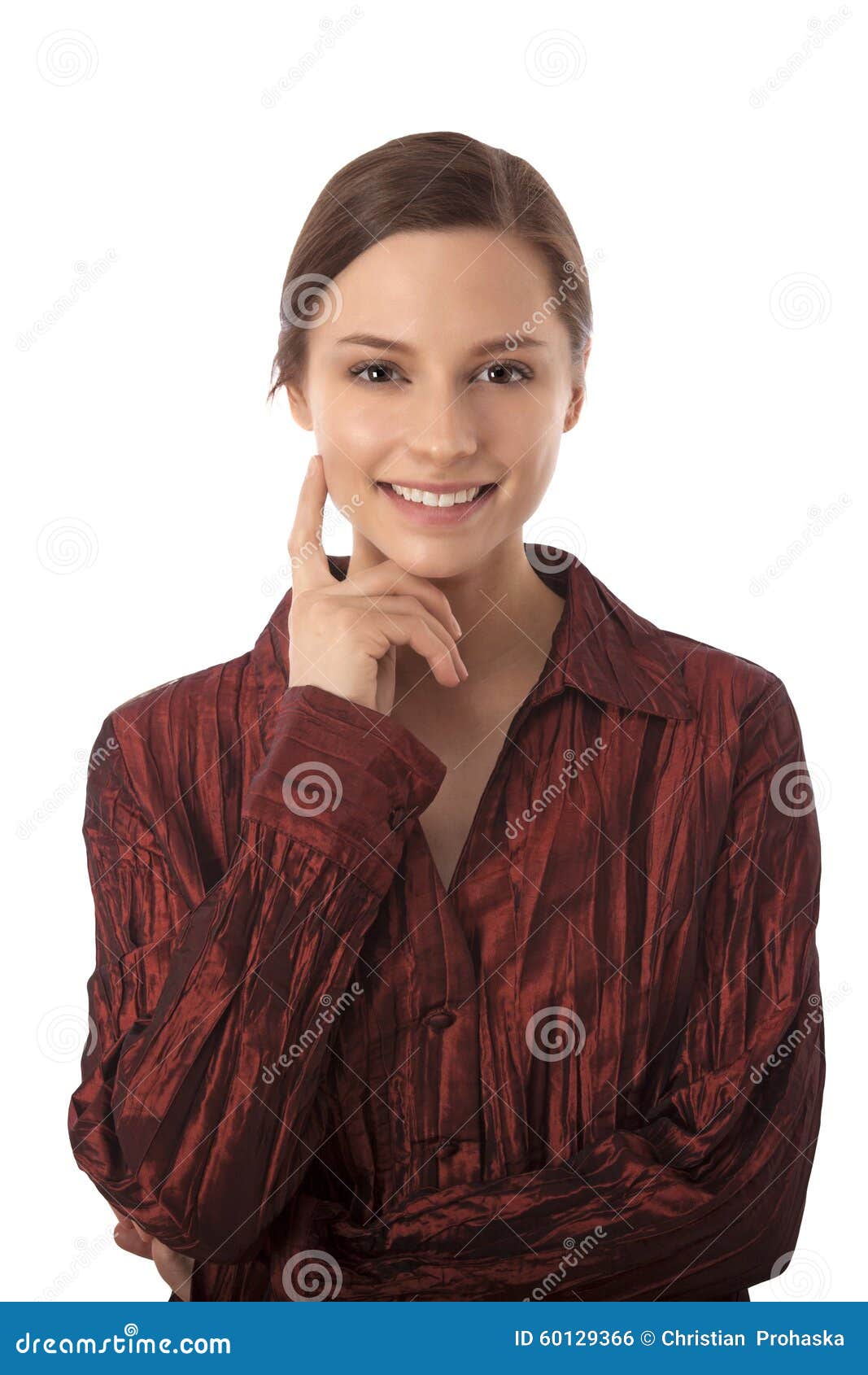 Attractive smiling woman stock photo. Image of confident - 60129366