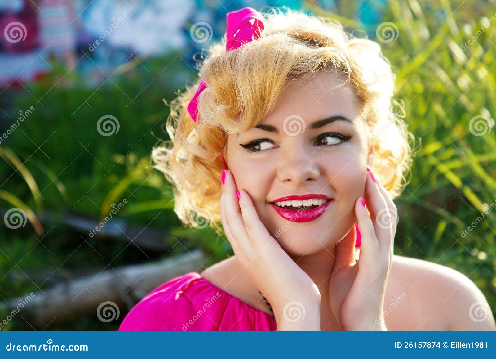 Attractive Surprised Pin Up Girl Stock Photo - Image of model ... Attractive Surprised Pin Up Girl Stock Photo - Image of model ...