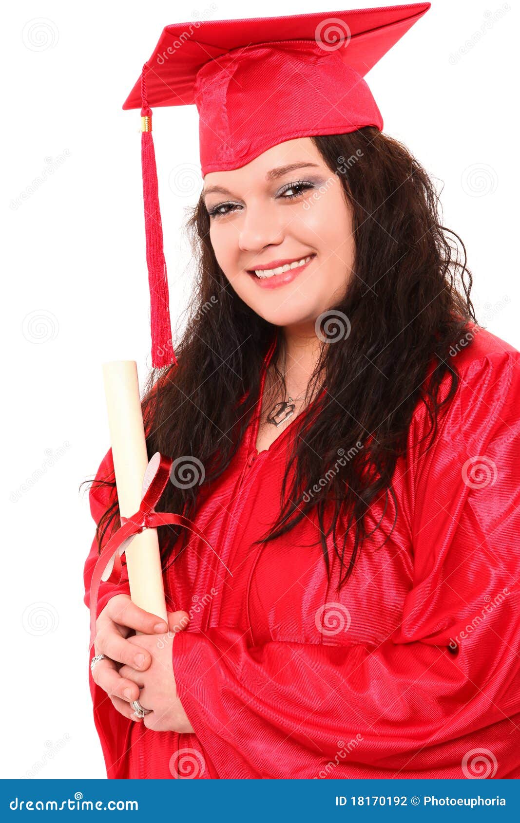 Attractive Thirty Year Old Graduduate Stock Photo - Image of emotion ...