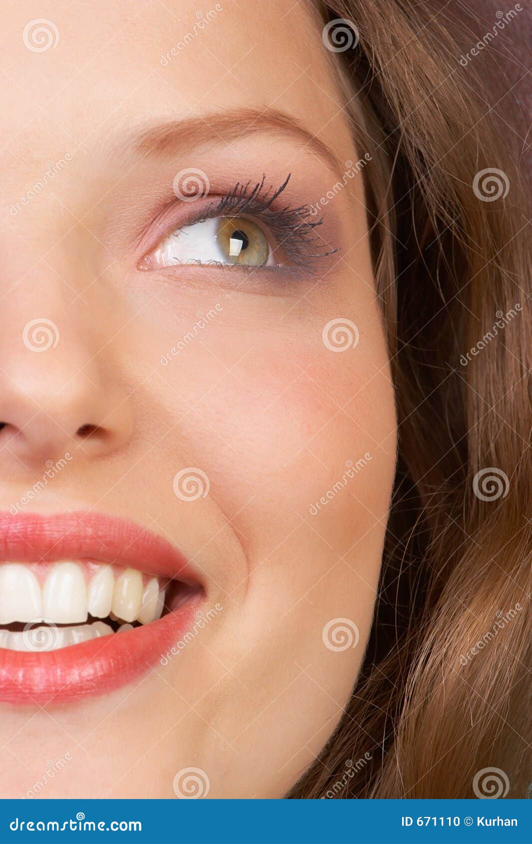 Attractive woman face. stock photo. Image of attractive - 671110