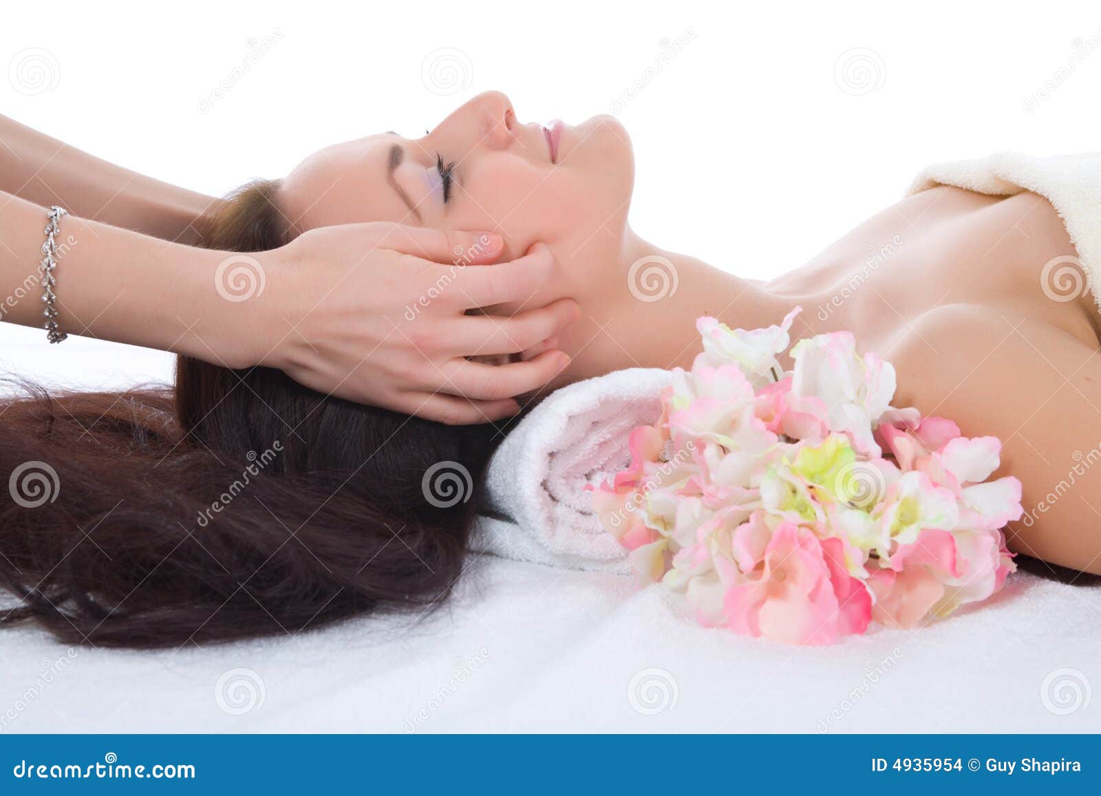 Attractive Woman Getting Spa Treatment Stock Photo - Image of clean ...