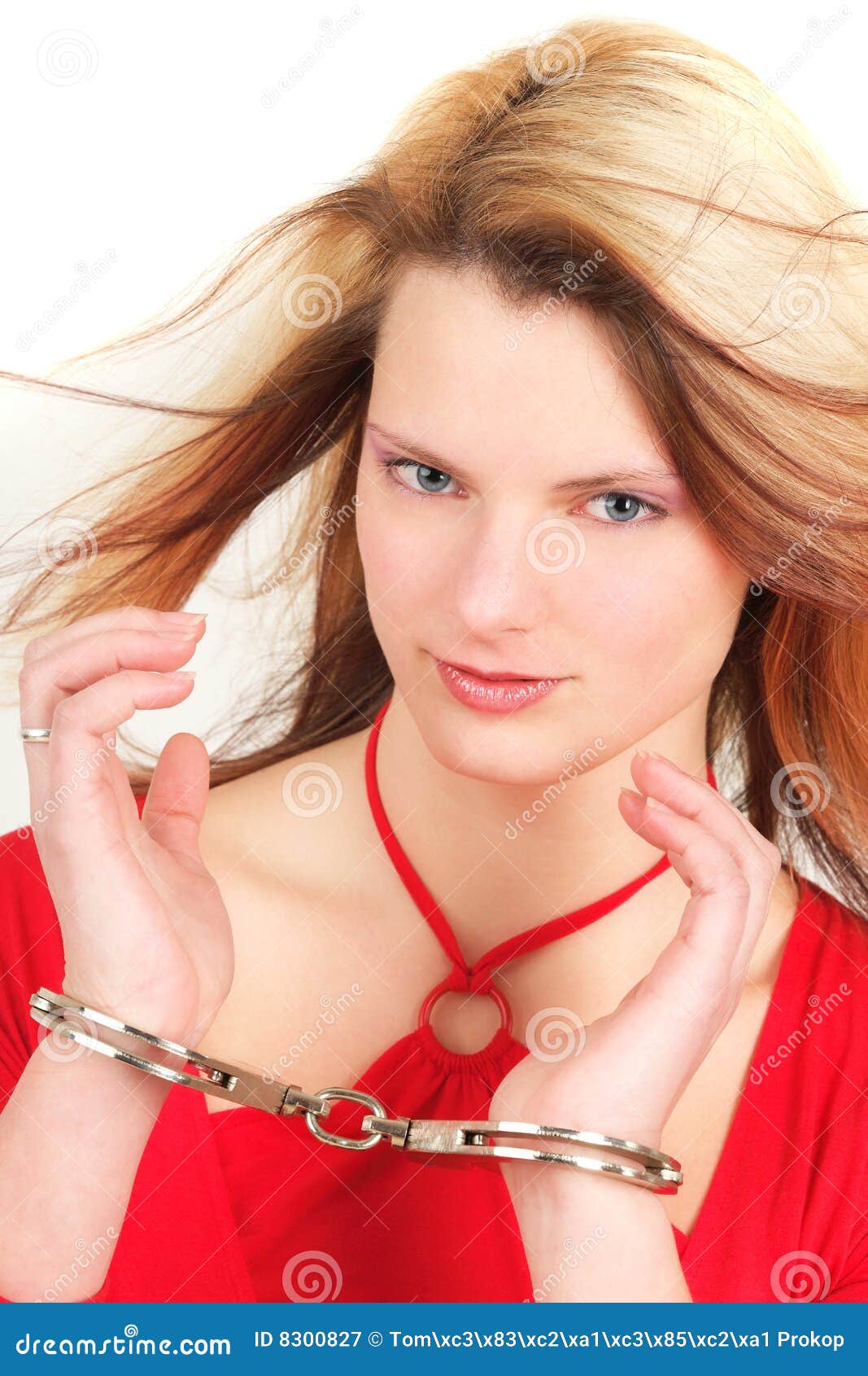 Attractive Woman In Handcuffs Royalty Free Stock Photography - Image ... Attractive Woman In Handcuffs Royalty Free Stock Photography - Image ...