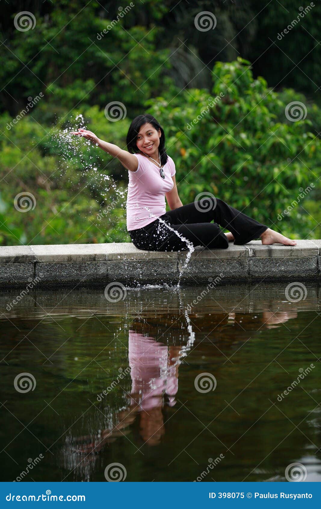 Attractive Woman Having Fun Stock Image - Image of busty, lady: 398075