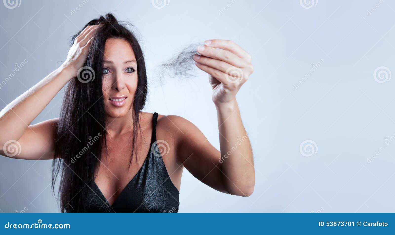Attractive Woman Looks Shocked To Her Lost Hair Stock Image - Image of ... Attractive Woman Looks Shocked To Her Lost Hair Stock Image - Image of ...