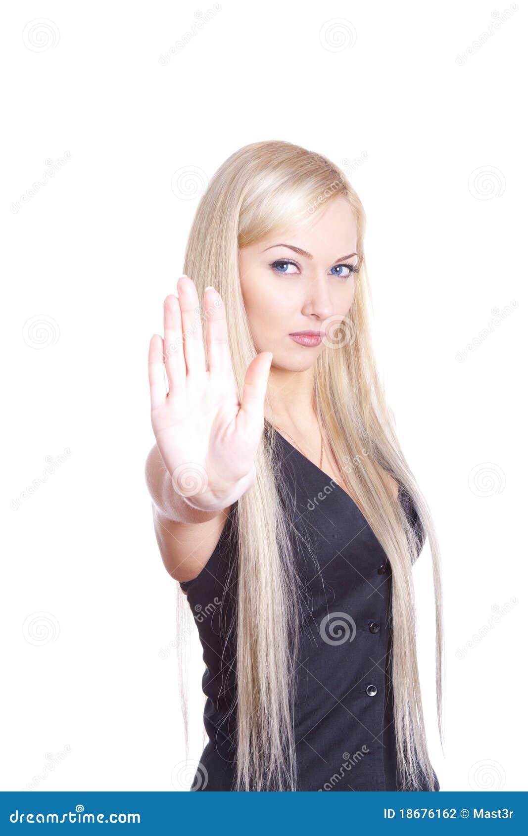 Attractive woman stop stock photo. Image of human, people - 18676162