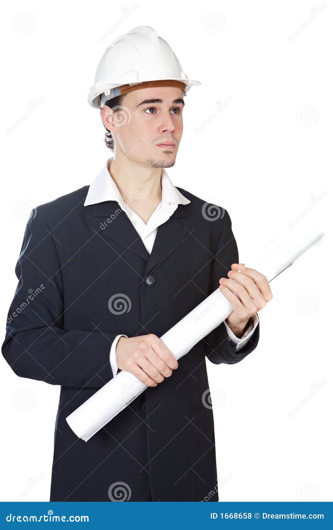 Attractive young architect stock photo. Image of designer - 1668658