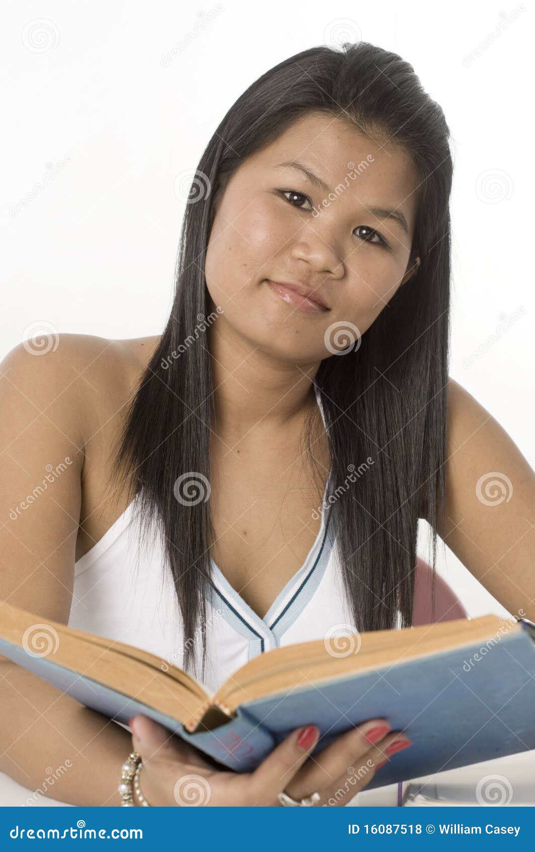 Attractive Young Asian Student Stock Photo - Image of oriental, college ...