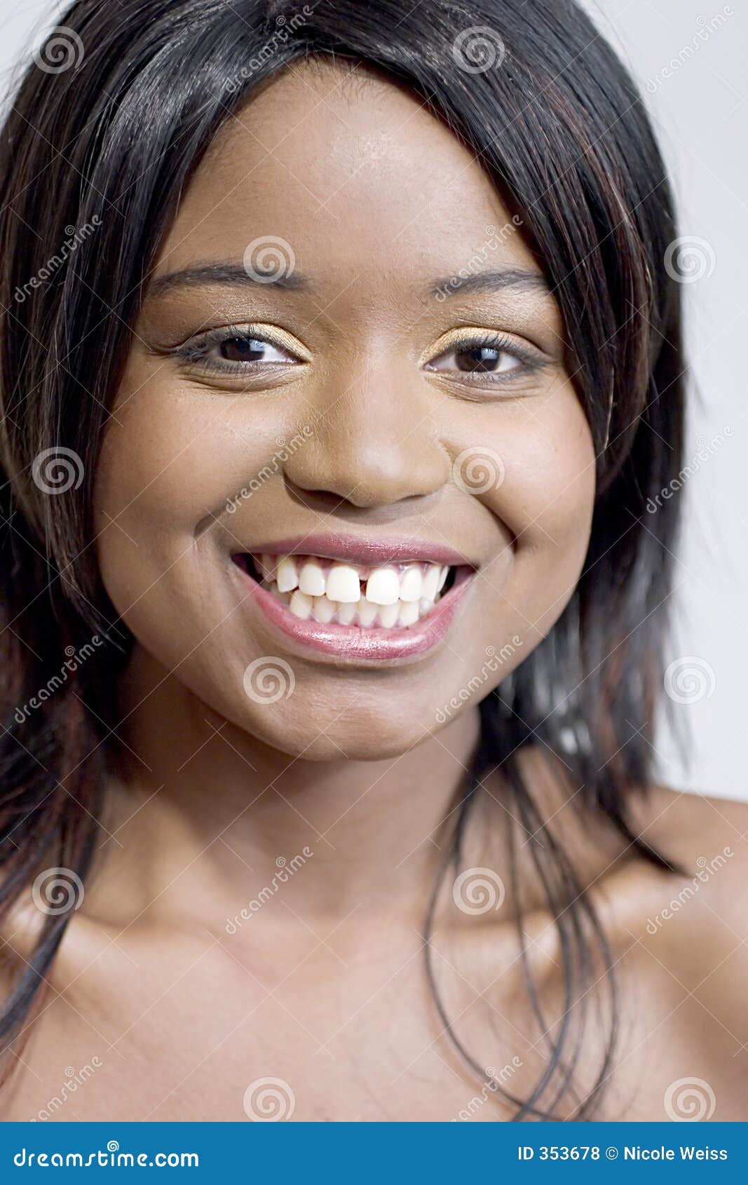 Attractive Young Black Woman Smiling Stock Photo - Image of teeth ... Attractive Young Black Woman Smiling Stock Photo - Image of teeth ...