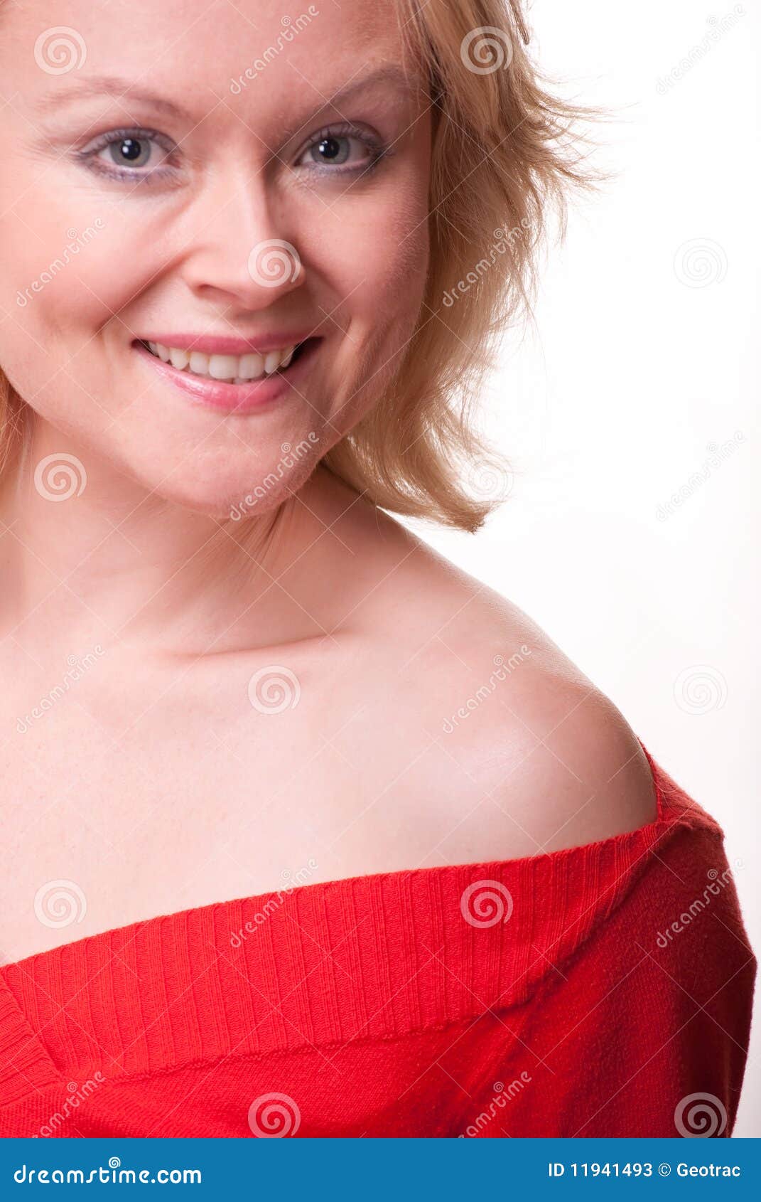 Attractive Young Caucasian Blonde Woman Stock Image Image Of