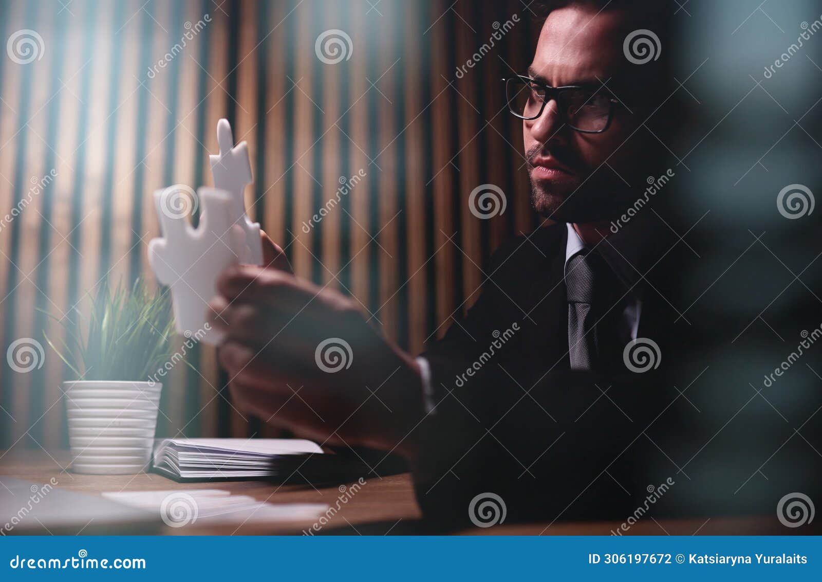Attractive Young Guy is Solving a Problem Stock Photo - Image of ...