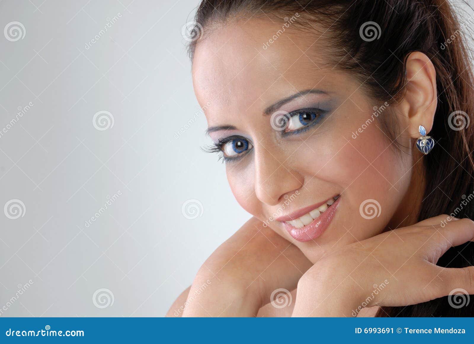 Attractive Young Lady Smile Stock Image - Image of gorgeous, indian ...