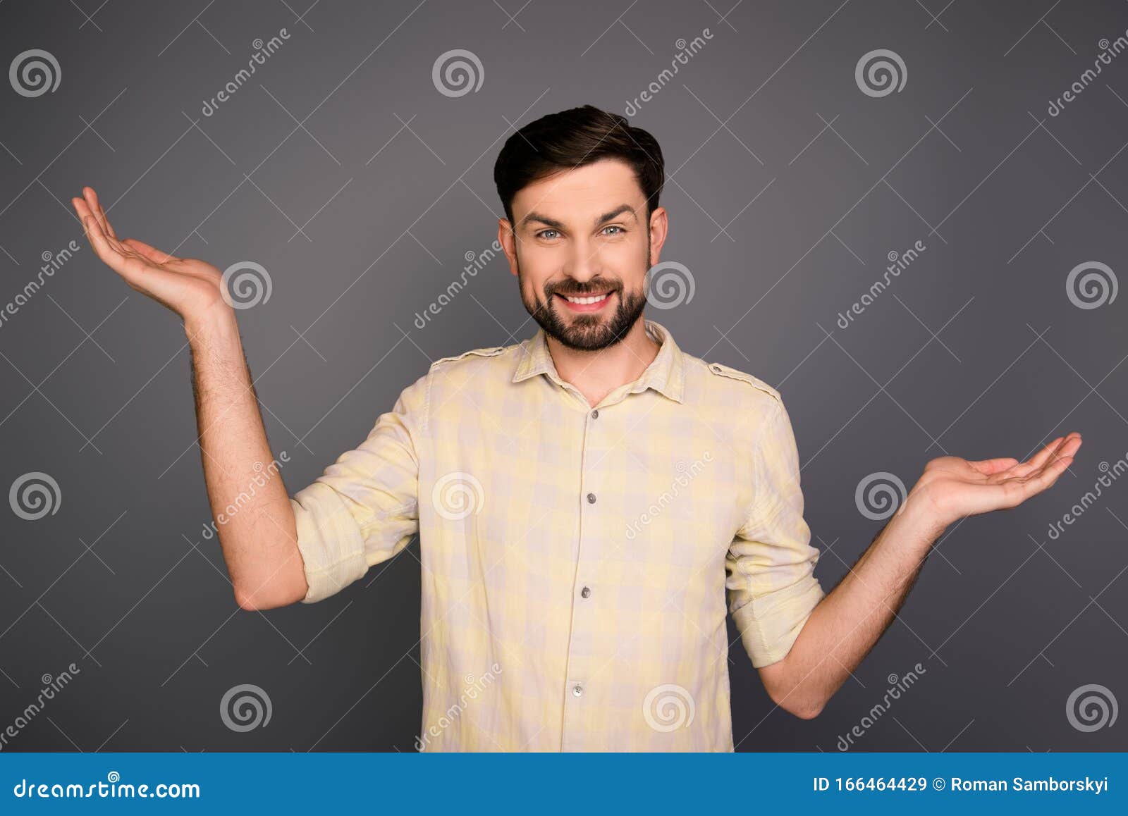 Attractive Young Man Choosing between Two Options Stock Image - Image ...