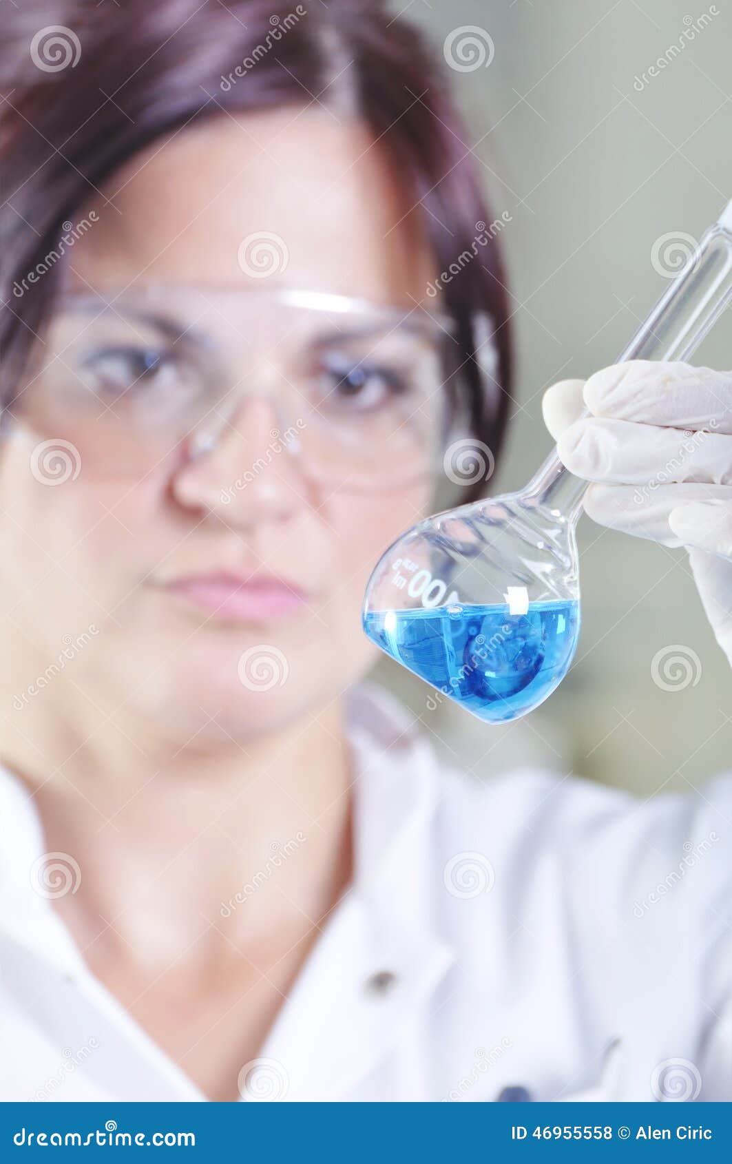 Attractive Young PhD Student Scientist in Laboratory Stock Photo ...
