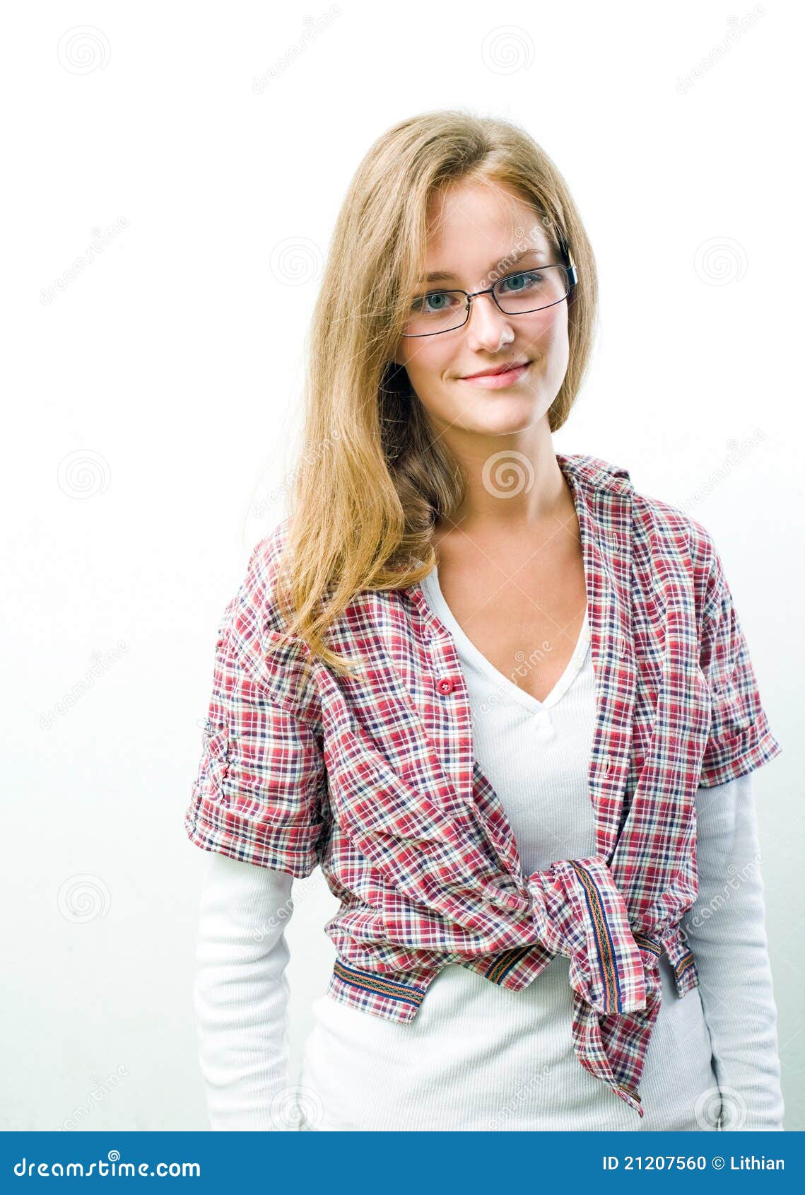 Attractive young student. stock photo. Image of skinny - 21207560