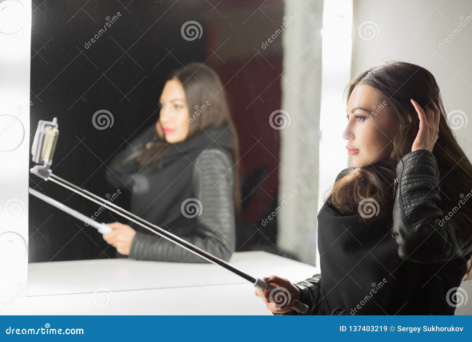 Attractive young woman stock image. Image of model, female - 137403219