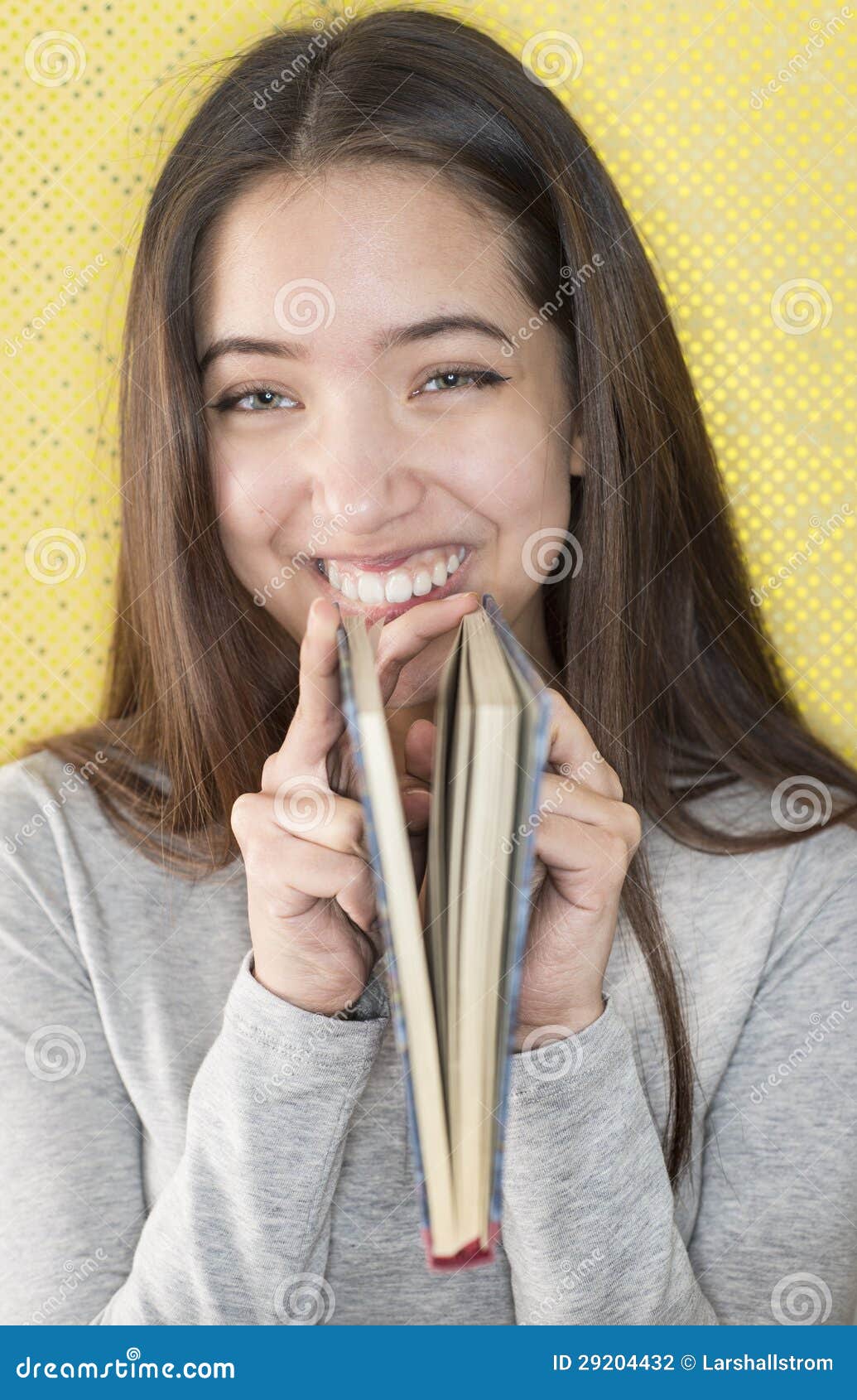 Attractive Young Woman Reading a Diary Stock Photo - Image of gorgeous ...