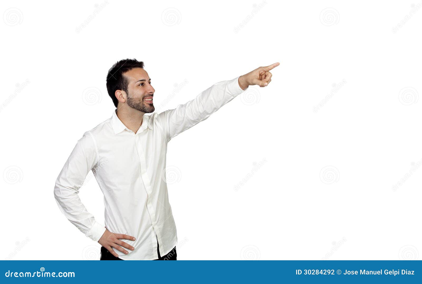 Attraktive Junge Männer, Die Etwas Zeigen Stockfoto - Bild von ...