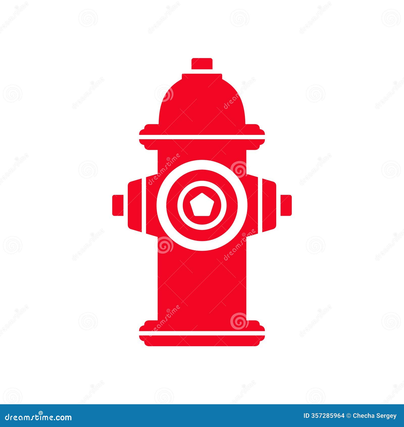 Icon Street Ground Fire Hydrant. Device for Extinguishing Fire. Stock ...