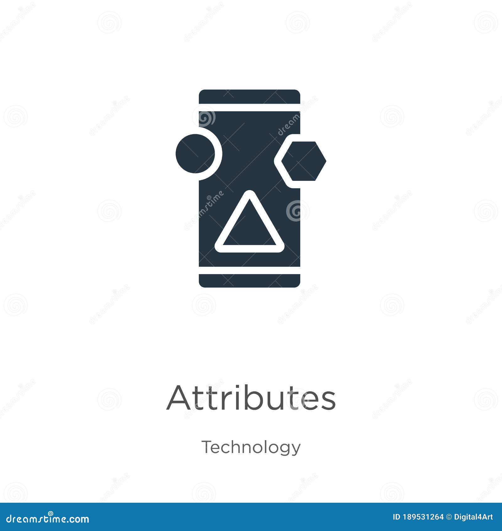 Attributes Icon. Simple Element From Website Development Collection ...