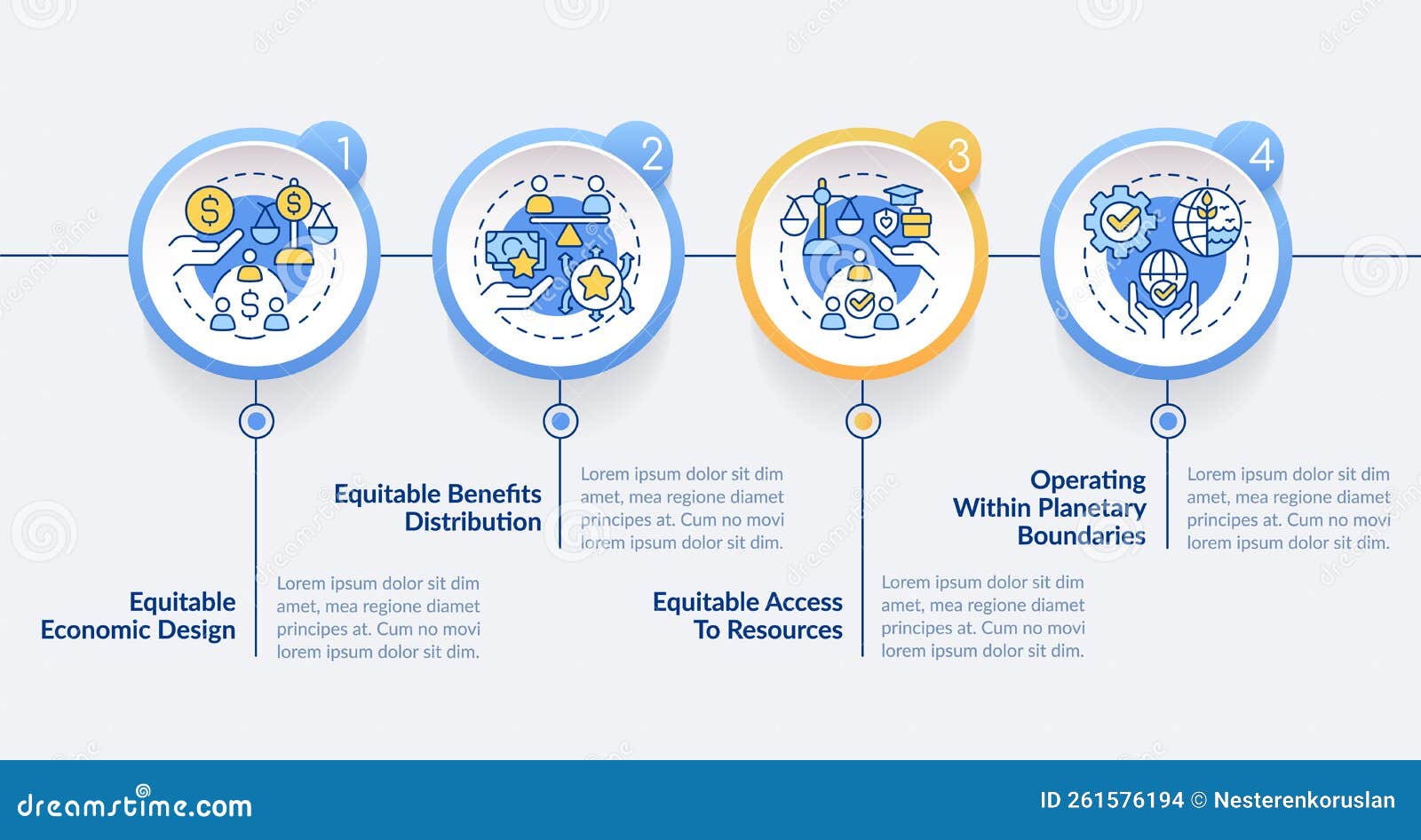 Attributes of Inclusive Economy Circle Infographic Template Stock ... Attributes of Inclusive Economy Circle Infographic Template Stock ...