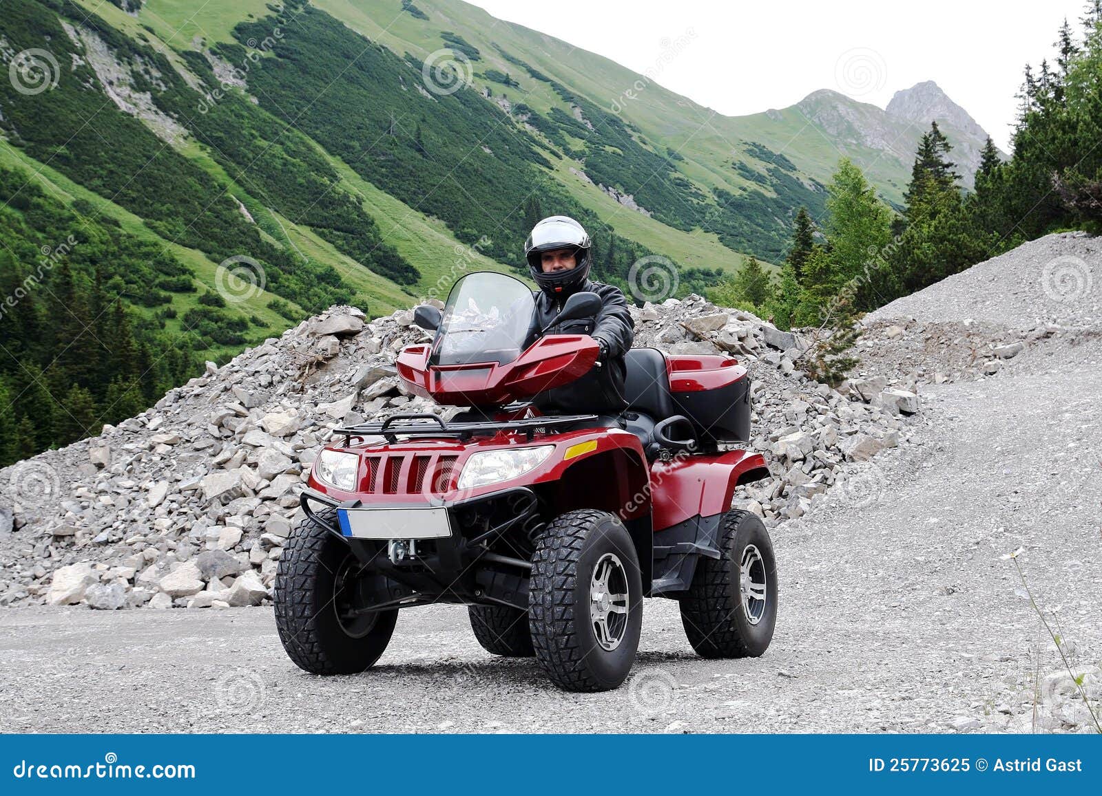 The ATV stock image. Image of bicycle, alpinestreet, kymco - 25773625