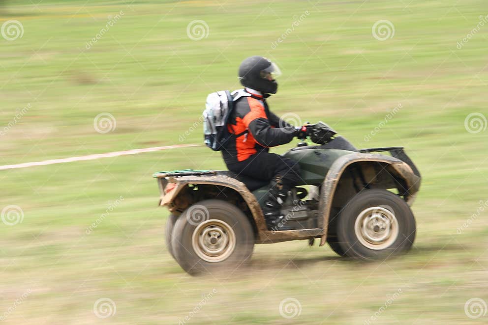 ATV in action stock photo. Image of stunt, extreme, action - 6512134
