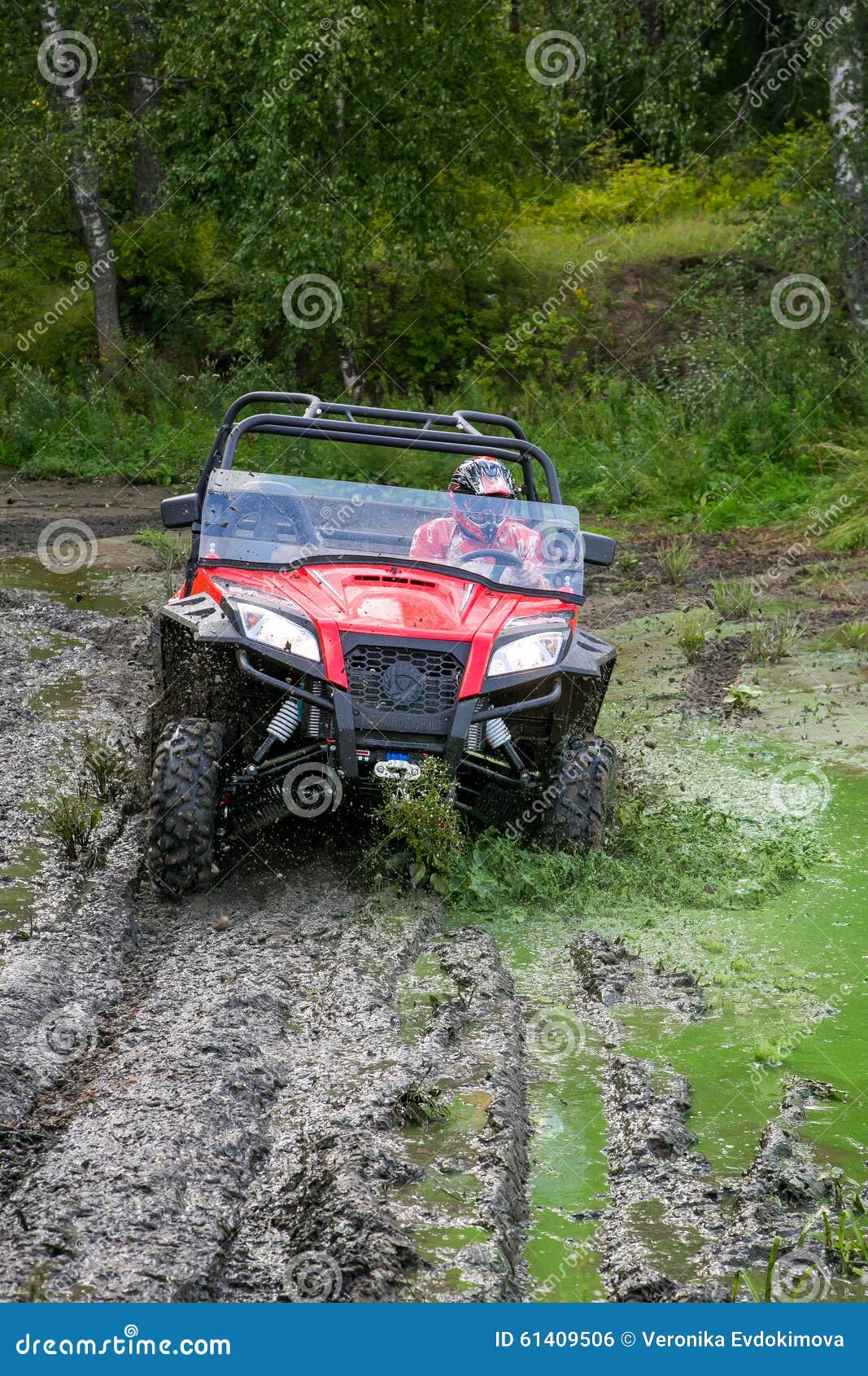 ATV in action stock photo. Image of outdoors, summer - 61409506