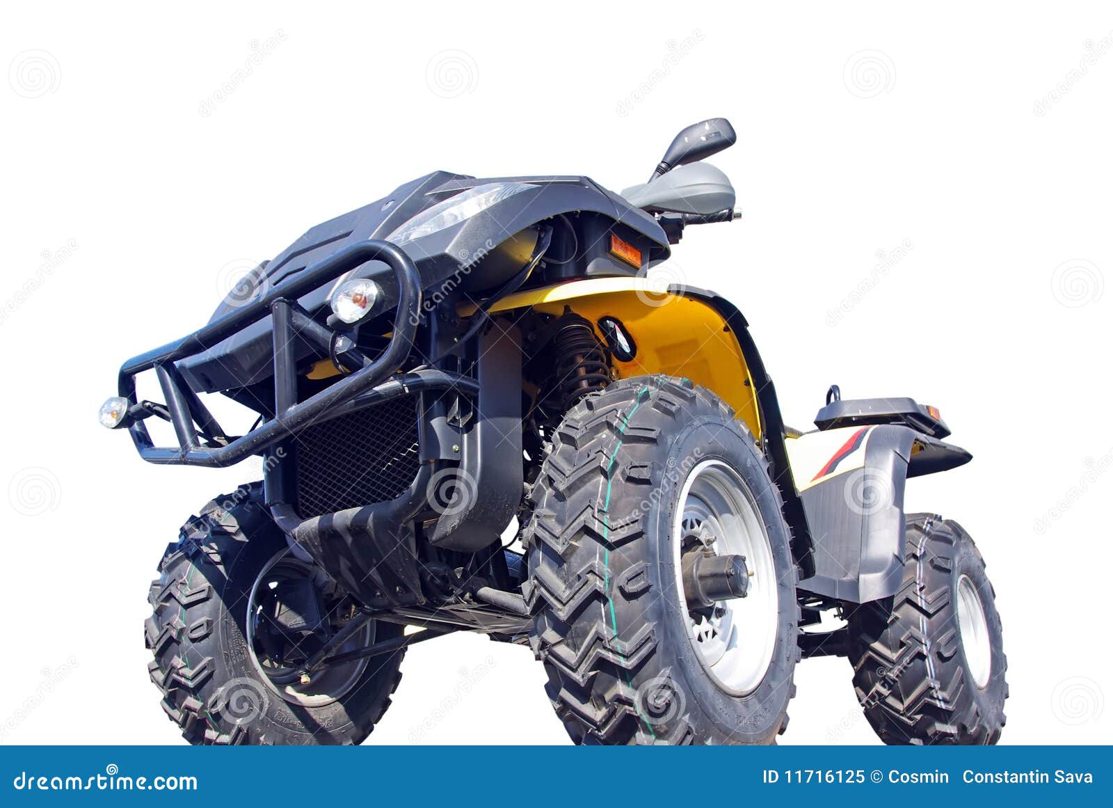 ATV - front side stock vector. Illustration of forests - 11716125