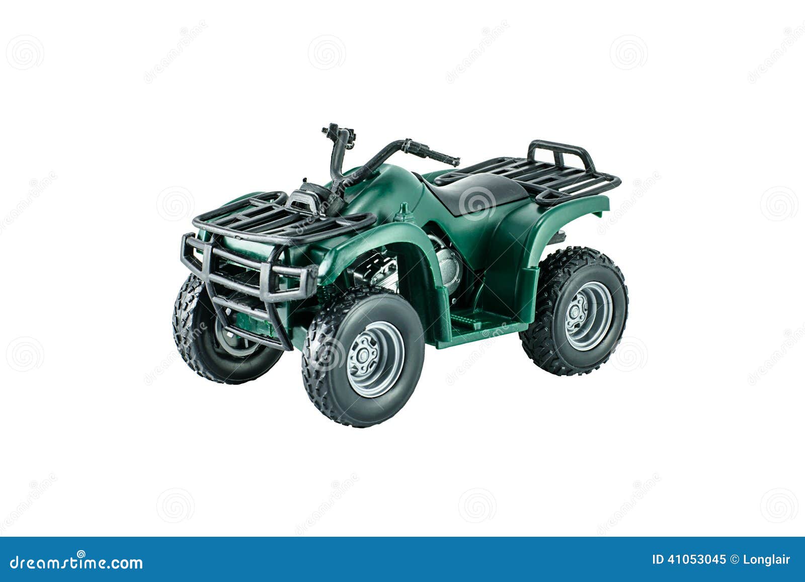 ATV Green color. stock image. Image of white, isolated - 41053045