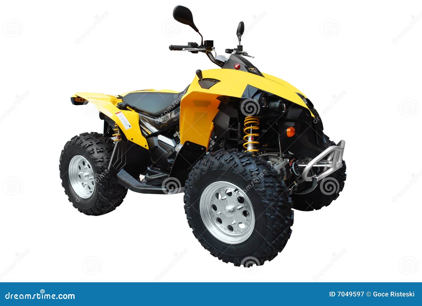 Atv isolated stock image. Image of race, active, country - 7049597