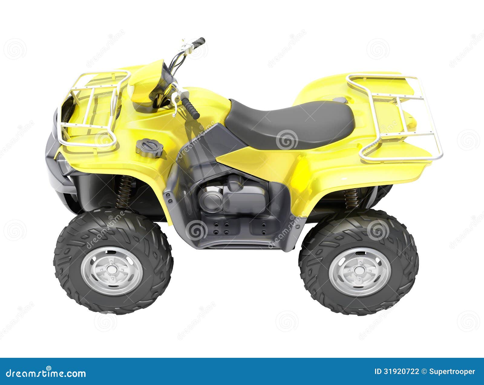 ATV isolated stock photo. Image of outdoor, offroad, fuel - 31920722
