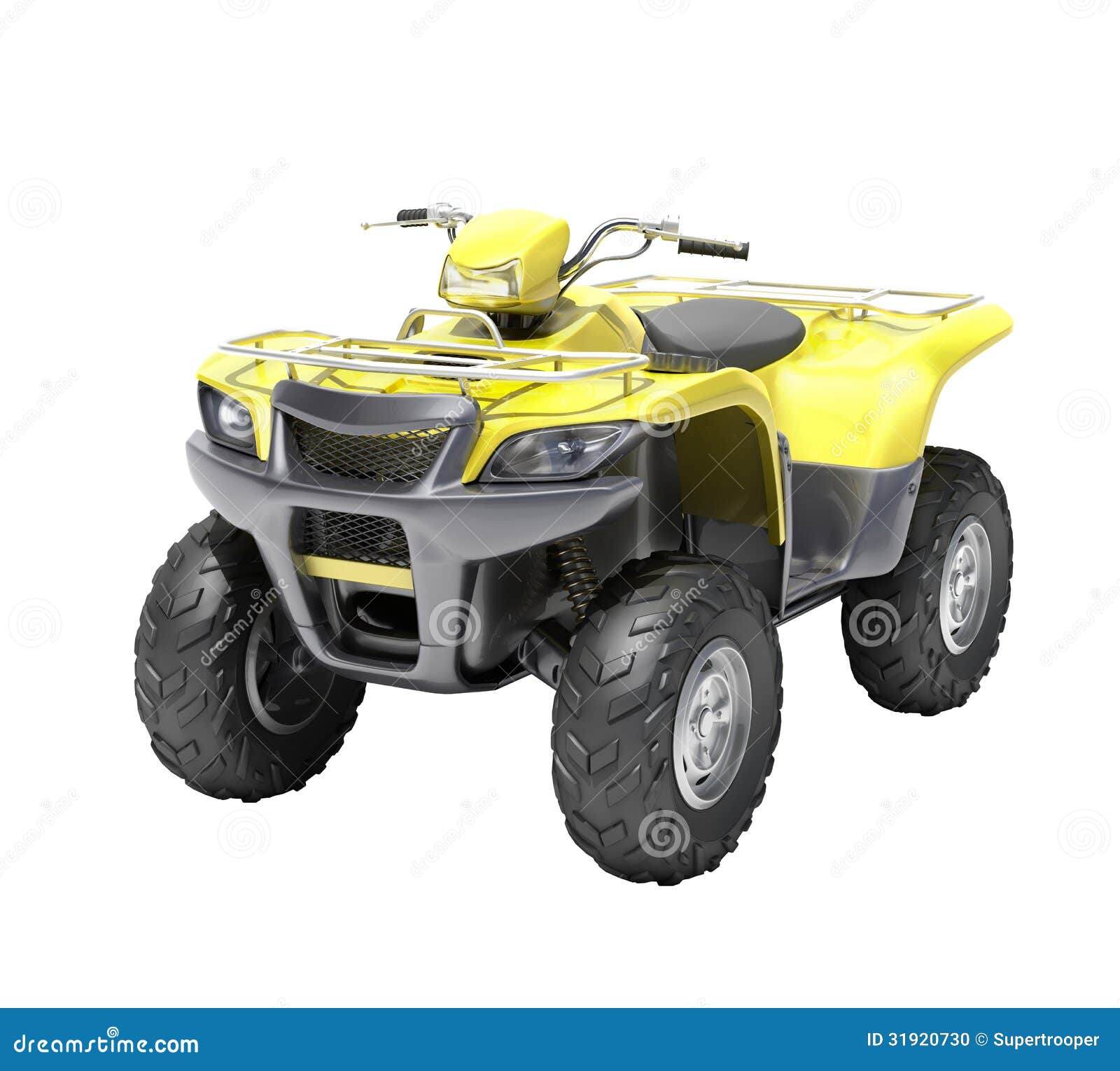 ATV isolated stock photo. Image of bike, navigation, delivery - 31920730