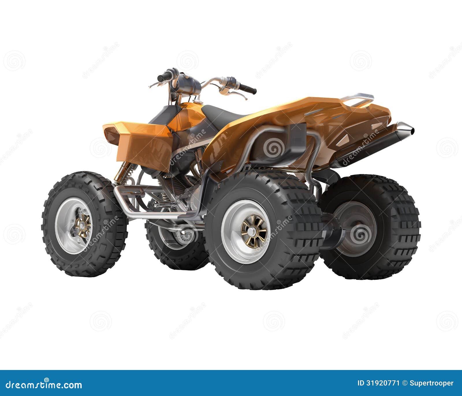 ATV isolated stock image. Image of outdoor, land, navigation - 31920771