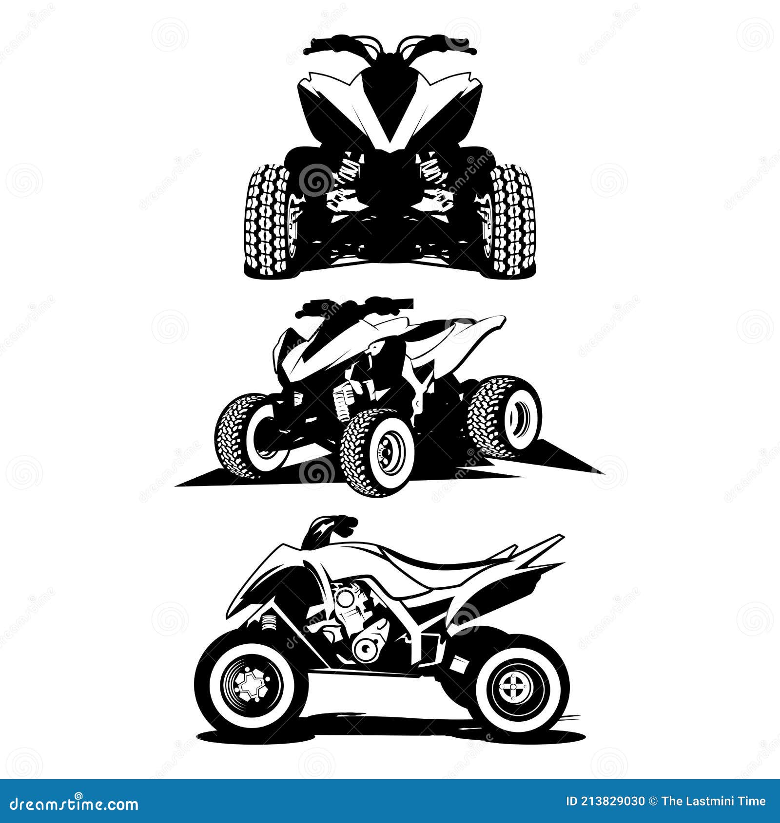 Atv logo design stock vector. Illustration of competition - 213829030