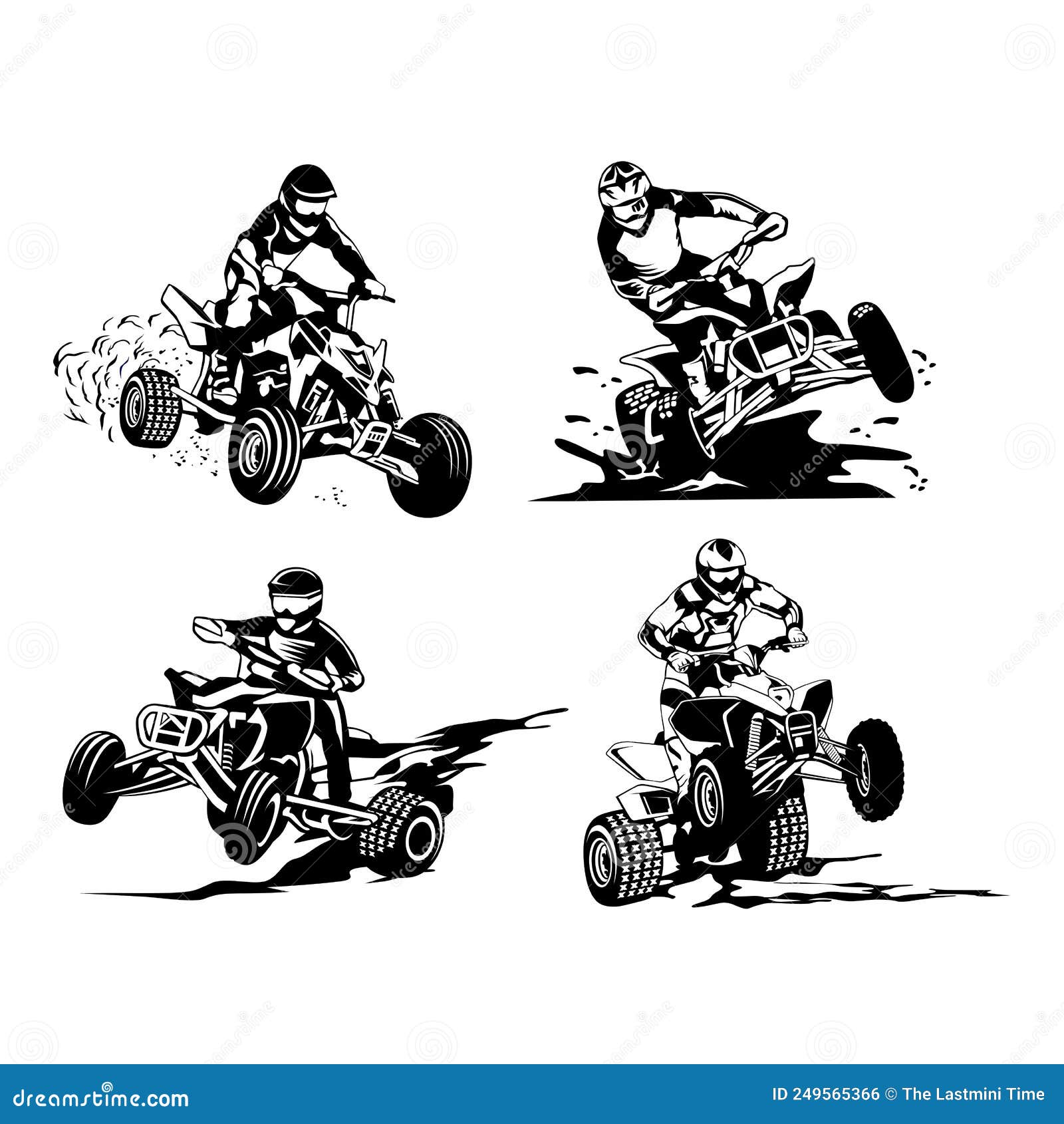 Atv logo design icon stock vector. Illustration of retro - 249565366