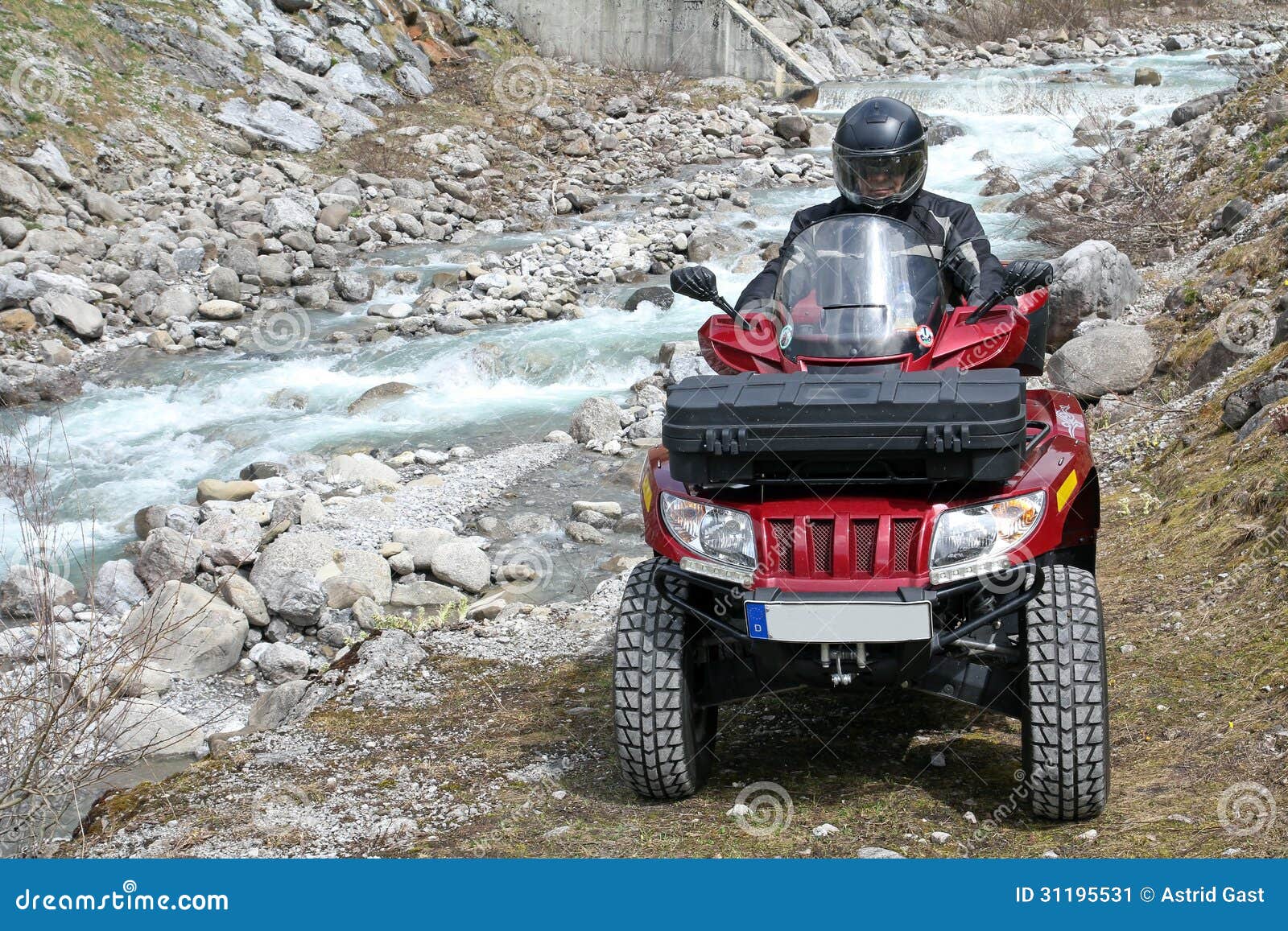 The ATV stock image. Image of mountains, motorcycle, mountain - 31195531