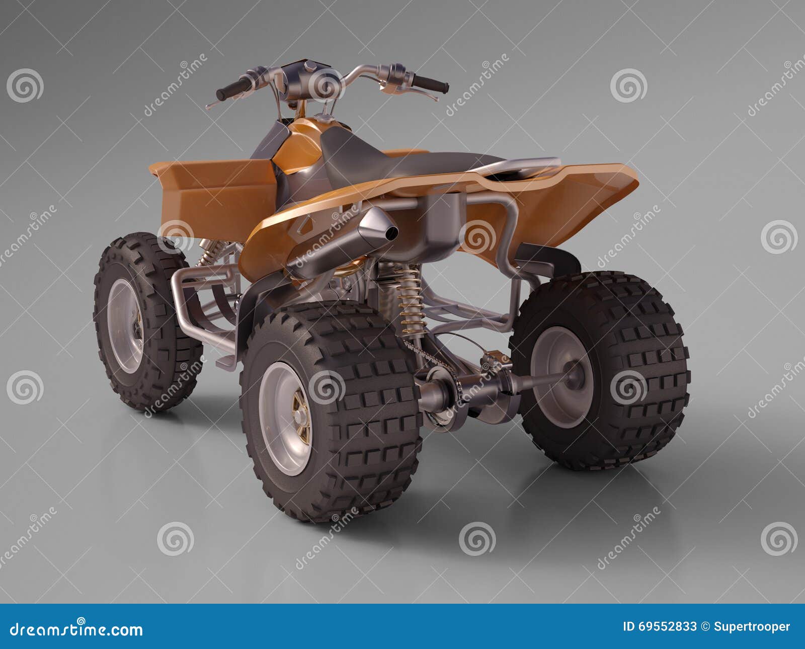 ATV Quad Bike stock illustration. Illustration of competition - 69552833