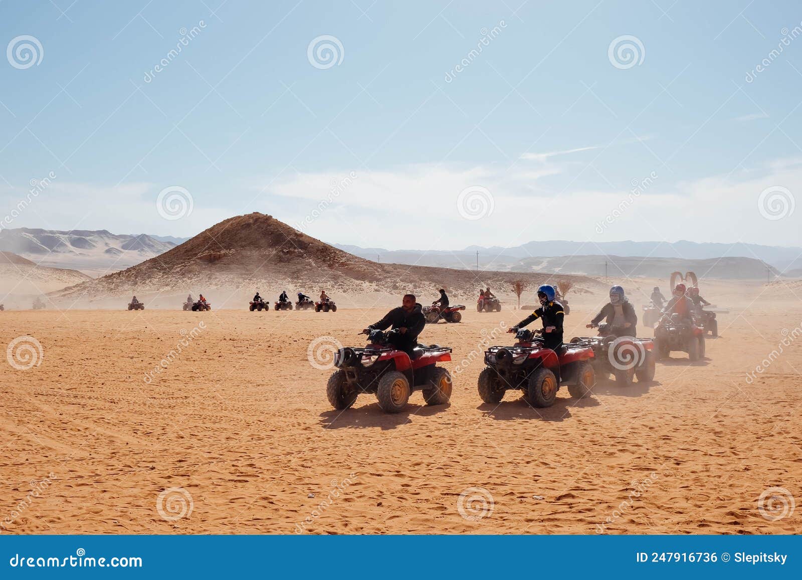 ATV Quad Bikes for Safari in Desert Editorial Photo - Image of extreme ...