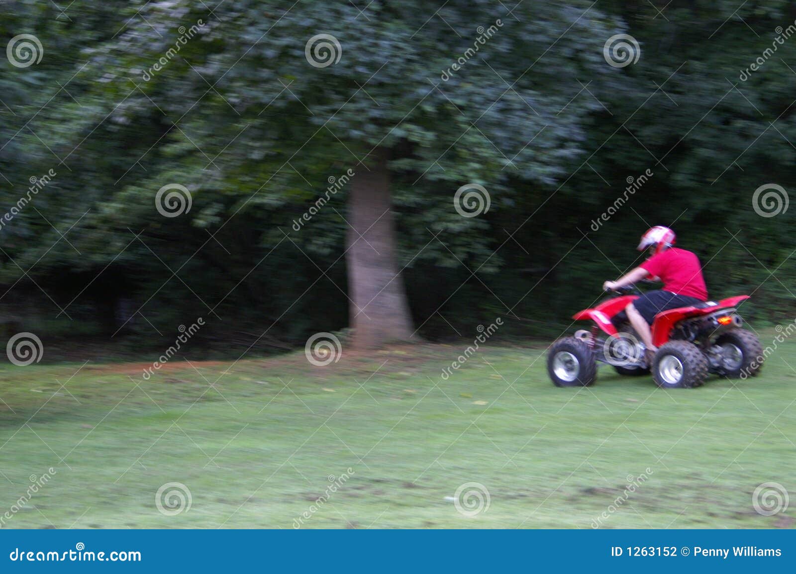 ATV riding stock photo. Image of movement, wheeler, rider - 1263152