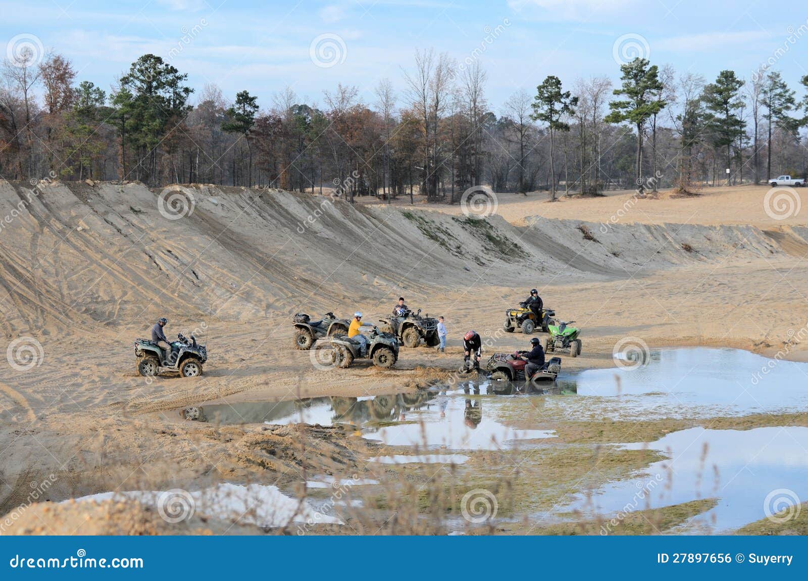 ATV S in the Pits at Busco Beach. Editorial Photo - Image of sport ...