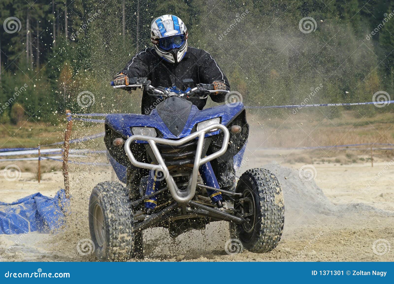 ATV splashing mud stock image. Image of motor, drive, extreme - 1371301